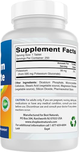 potassium for maintaining hydration levels