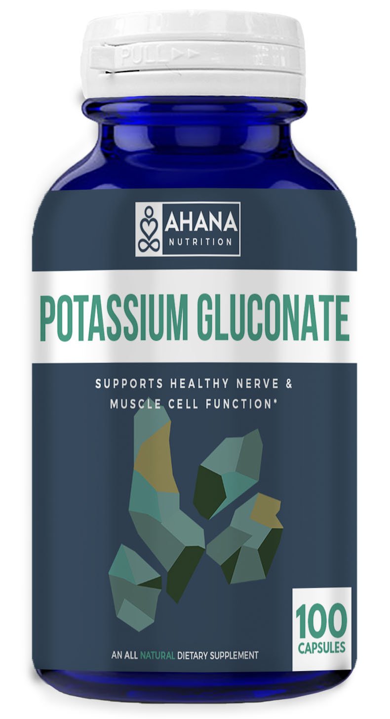 Potassium gluconate capsules for health
