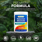 potassium gluconate for heart health support