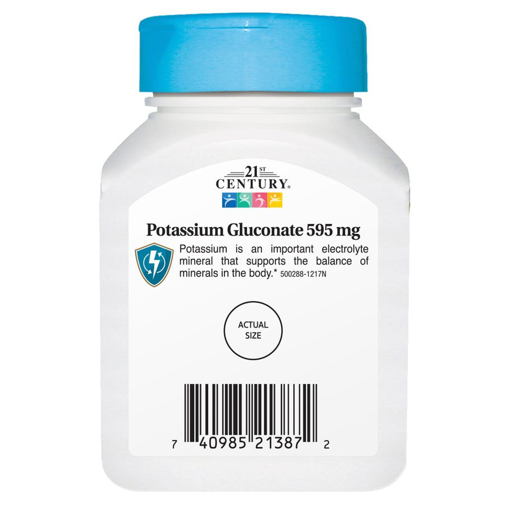 potassium gluconate for muscle function