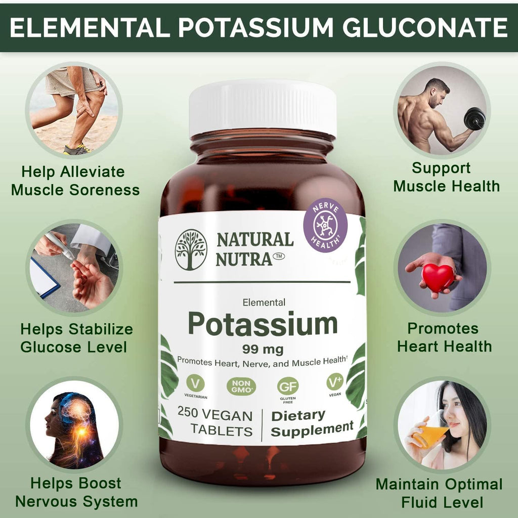 potassium gluconate for muscle function