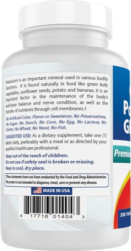 potassium gluconate for optimal hydration