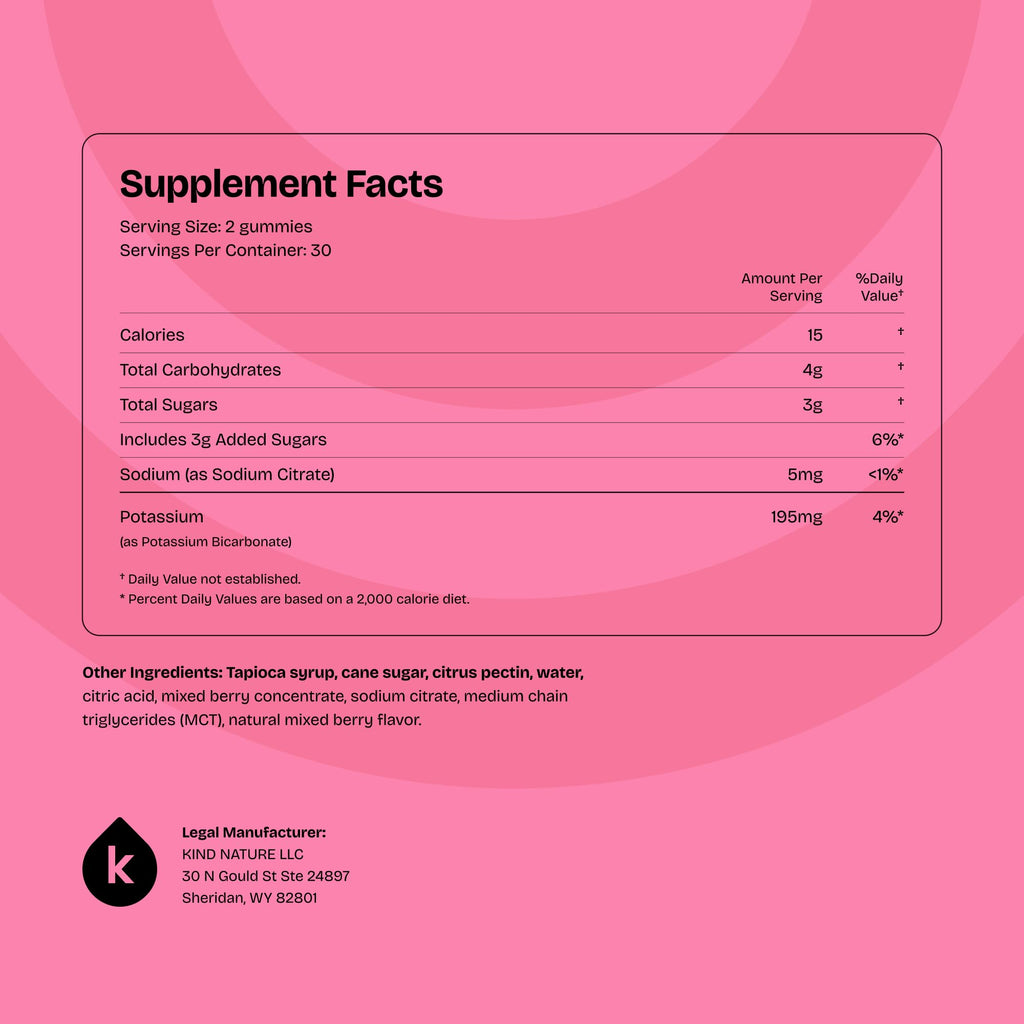 potassium gummies for a balanced diet