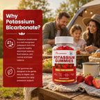 Potassium gummies for hydration support