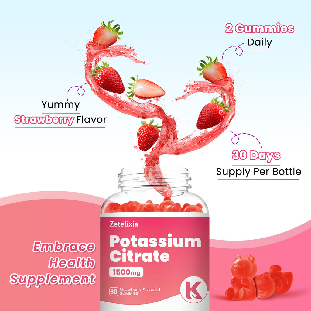 potassium gummies for improved muscle function