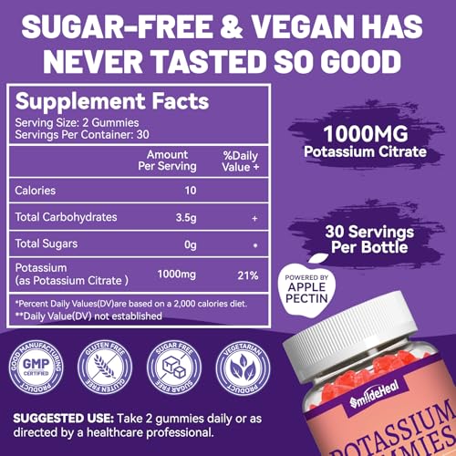 potassium gummies for maintaining electrolyte balance