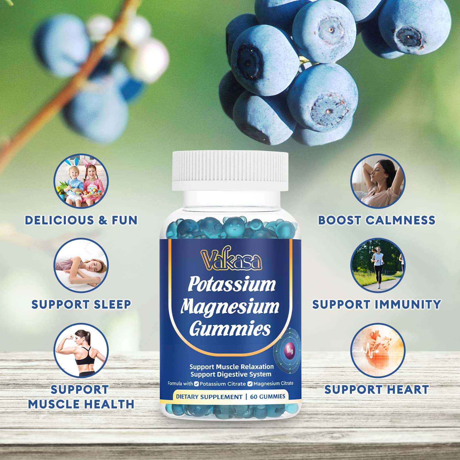 potassium gummies for muscle support