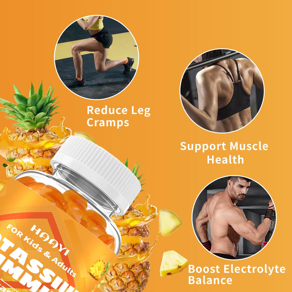 potassium gummies for muscle support