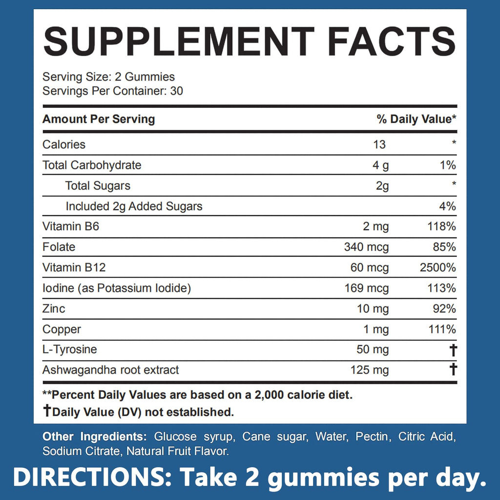 Potassium gummies with essential vitamins