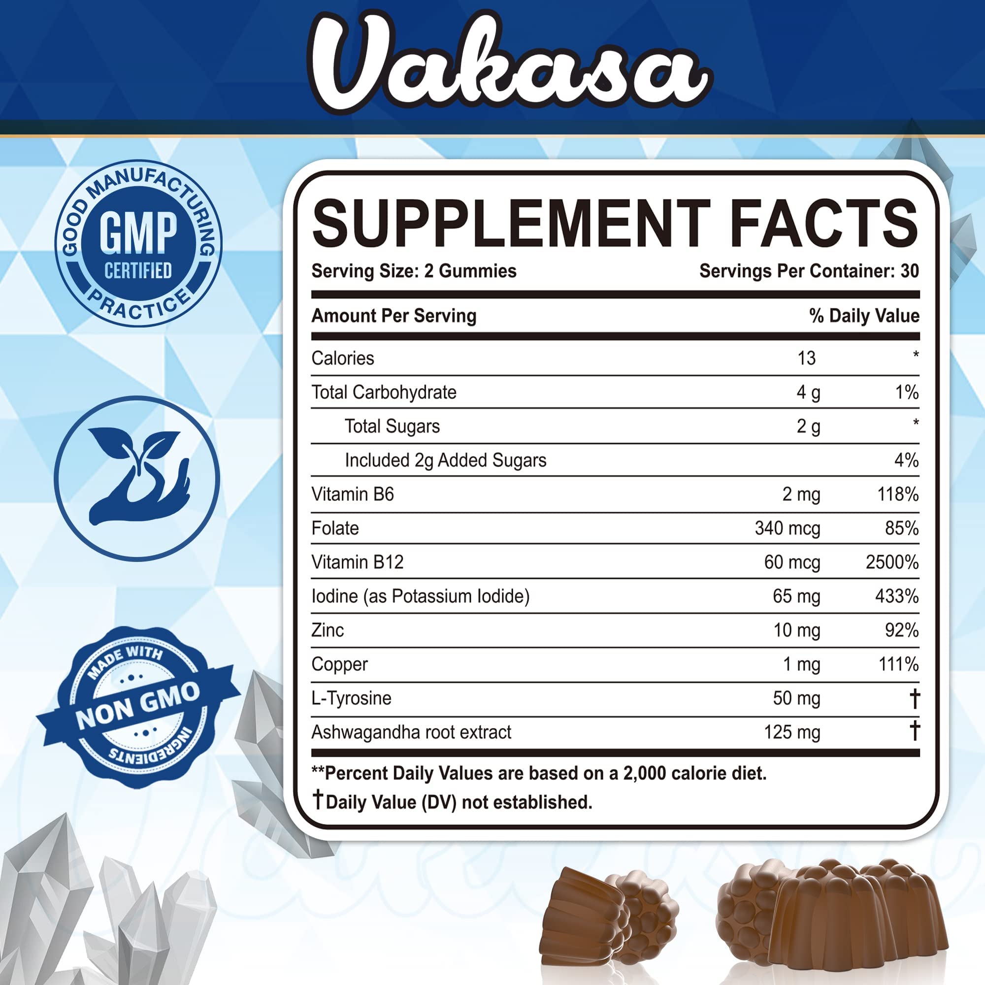 potassium gummies with folate and vitamins