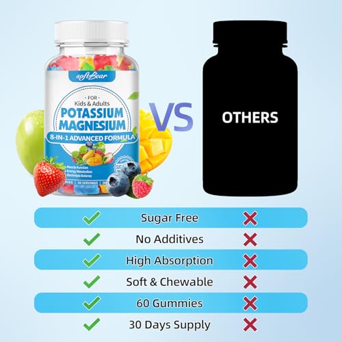 potassium gummies with vitamin B6 benefits