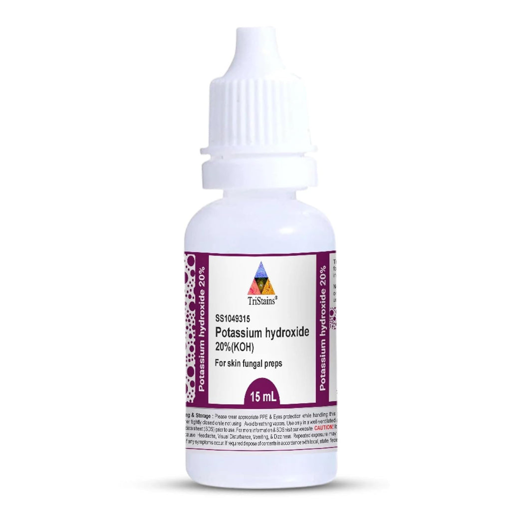 Potassium Hydroxide 20% dropper bottle
