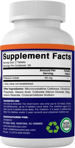Potassium iodide 65 mg for wellness