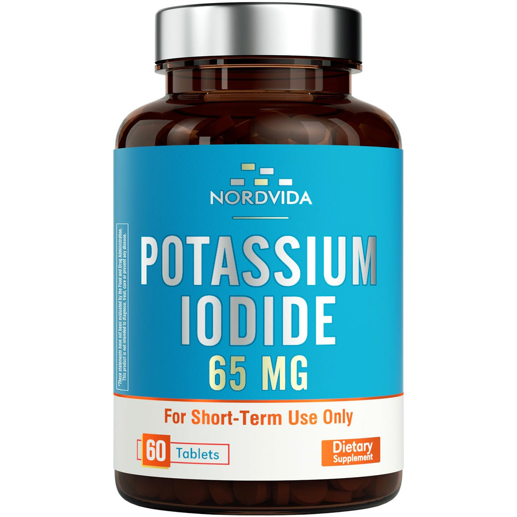 Potassium iodide emergency survival tablets
