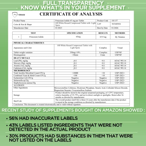 potassium iodide for radiation protection