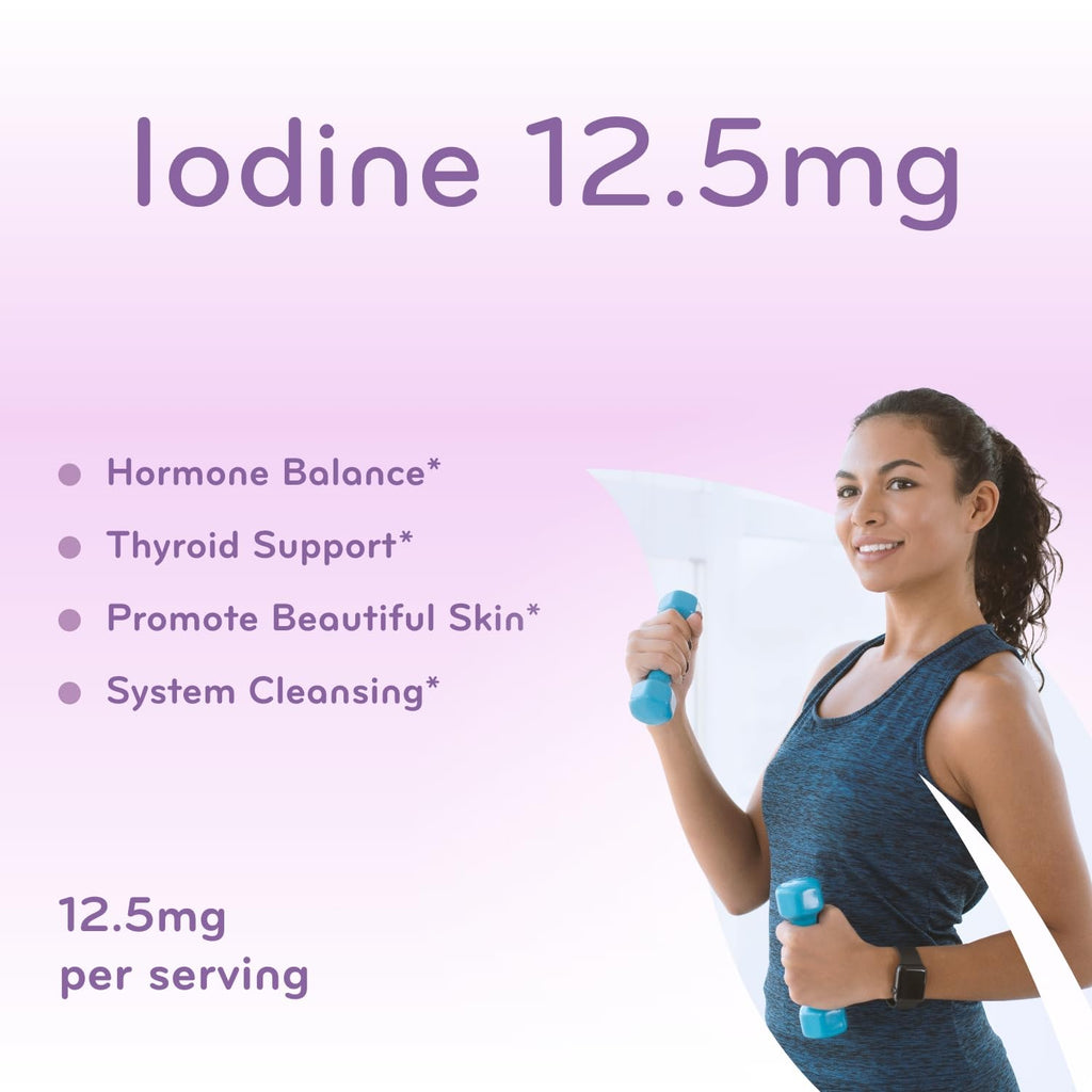 Potassium iodide for thyroid support