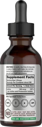 Potassium iodide for thyroid support