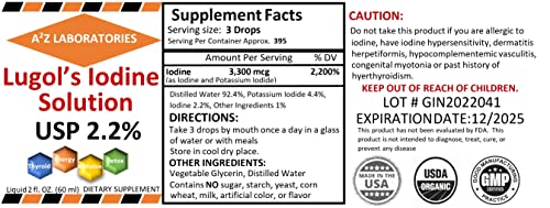potassium iodide liquid drops
