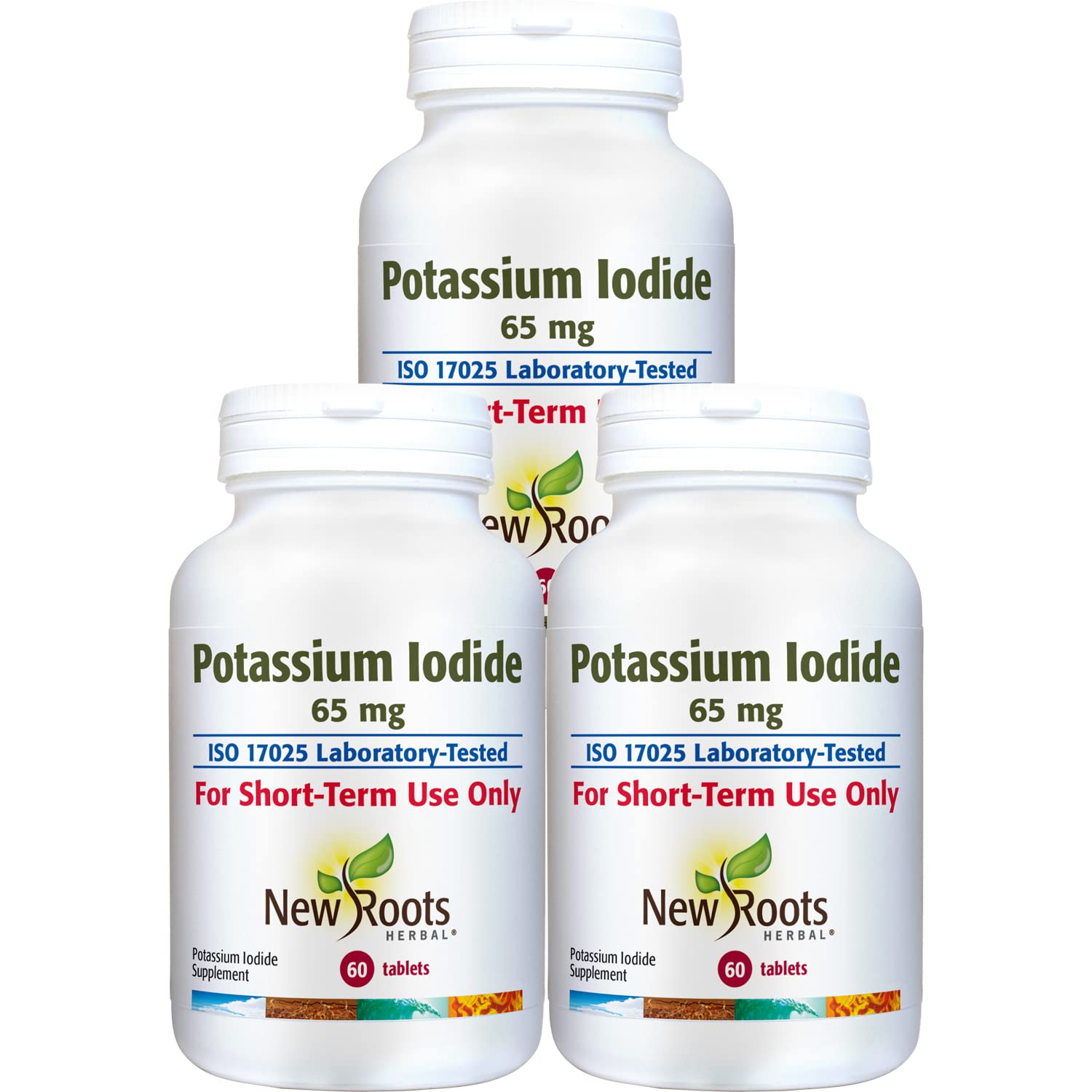 Potassium iodide supplement for thyroid