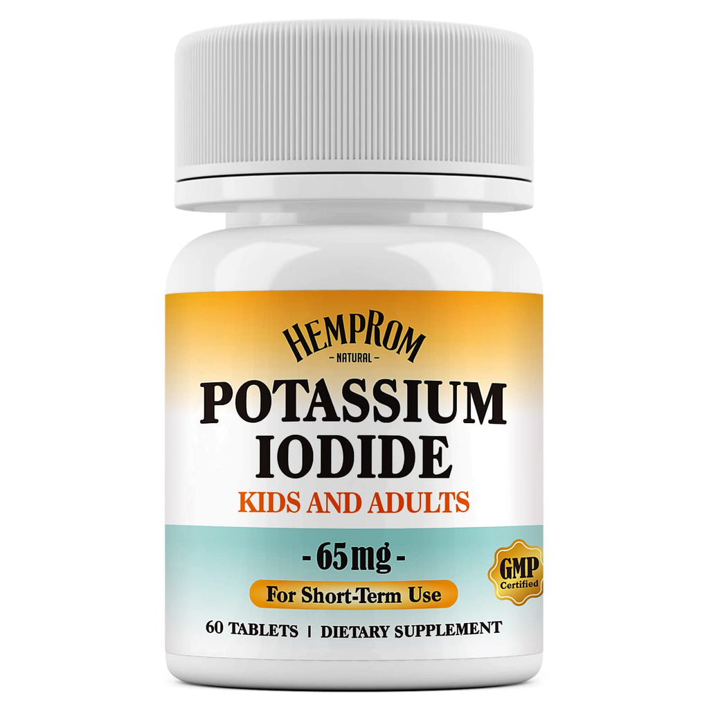 Potassium iodide tablets for adults