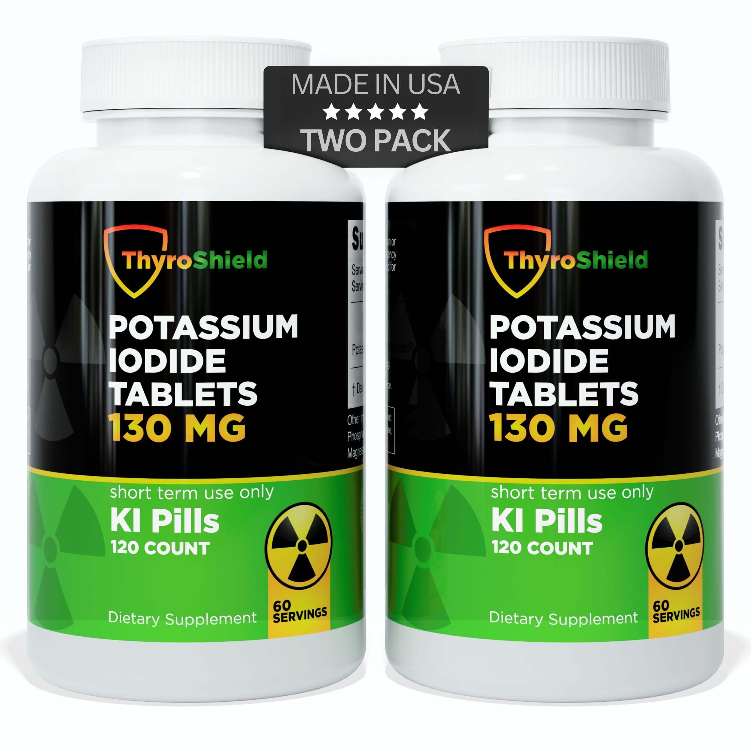 Potassium iodide tablets for radiation protection