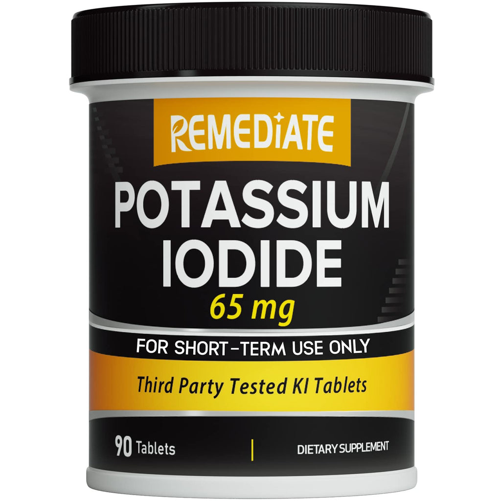 Potassium iodide tablets for thyroid health