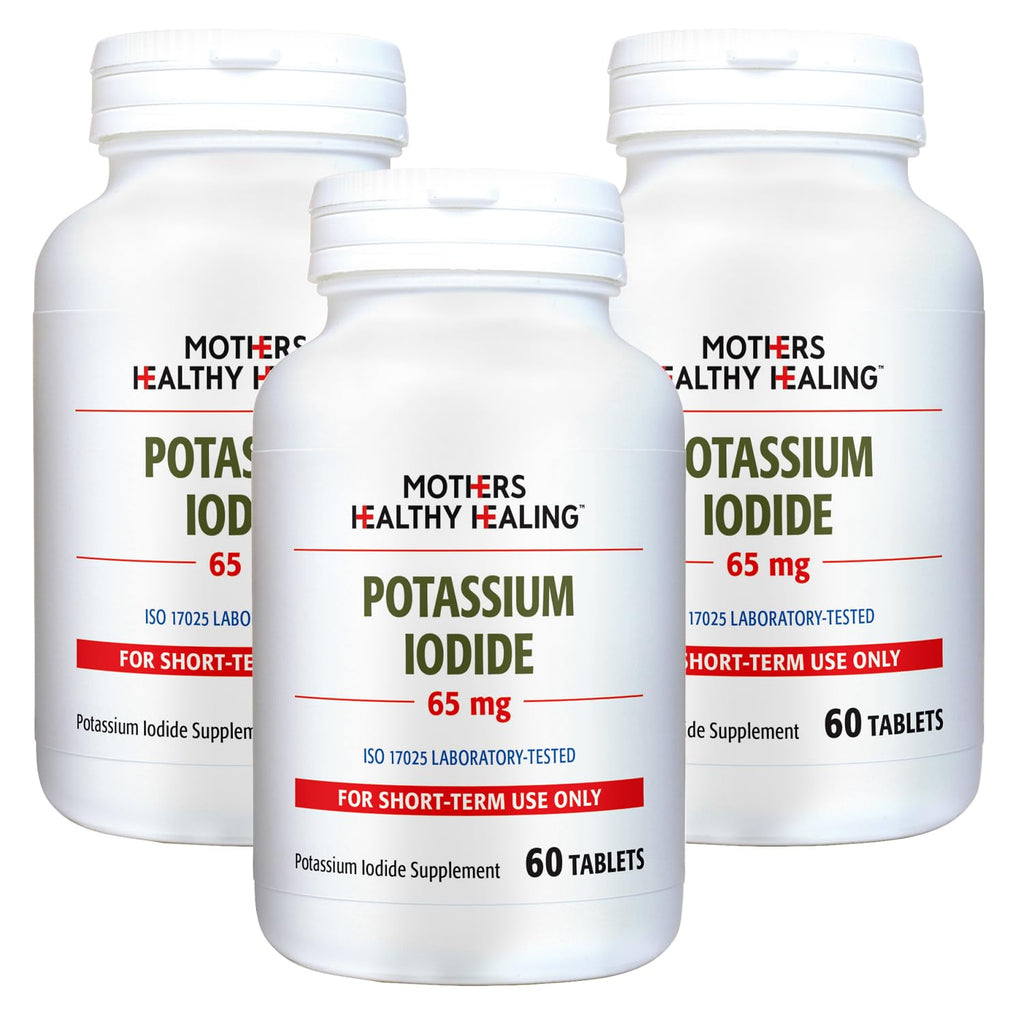 Potassium iodide thyroid support tablets
