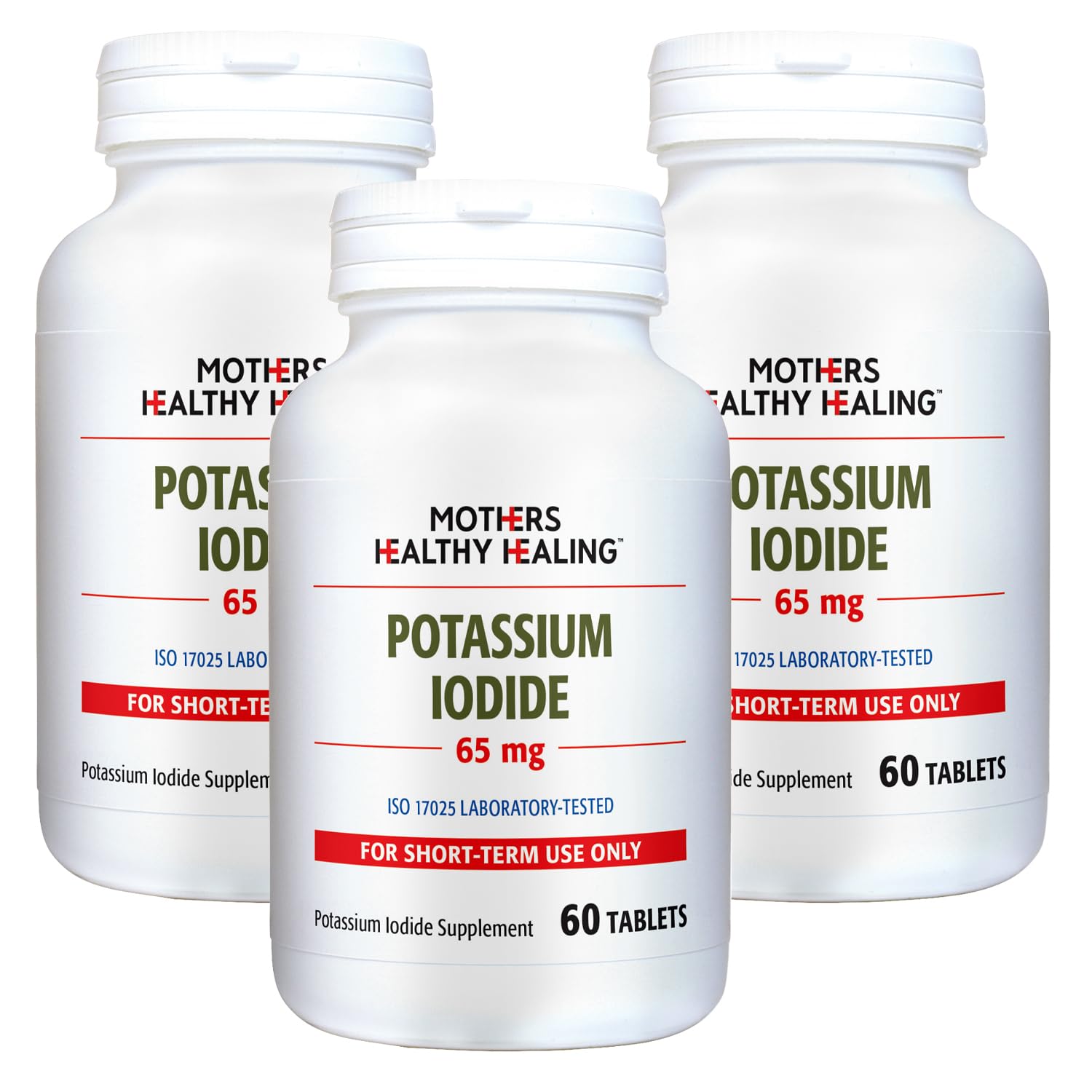 Potassium iodide thyroid support tablets