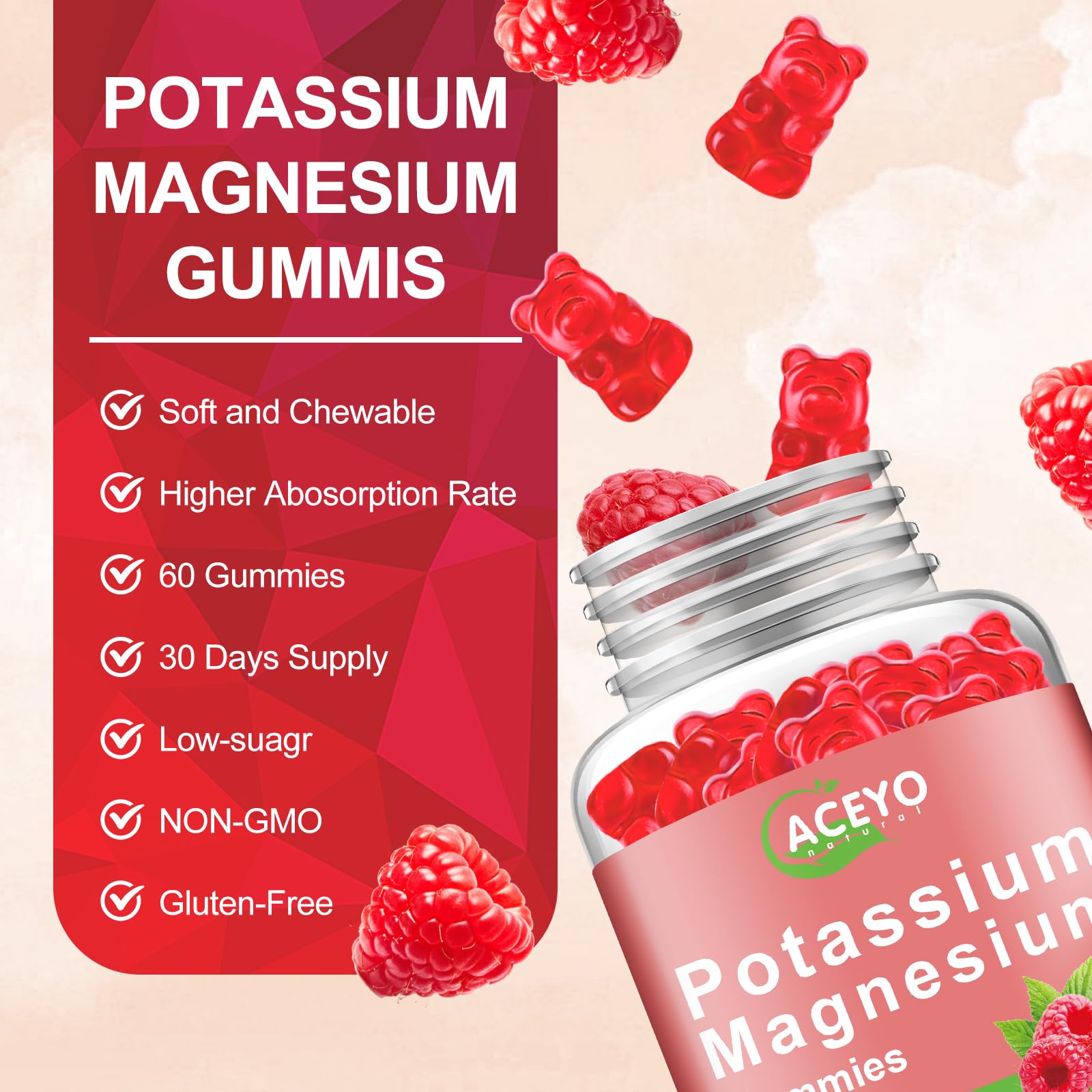 Potassium magnesium for muscle recovery