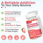Potassium magnesium gummies for daily wellness