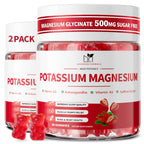 Potassium magnesium gummies for energy