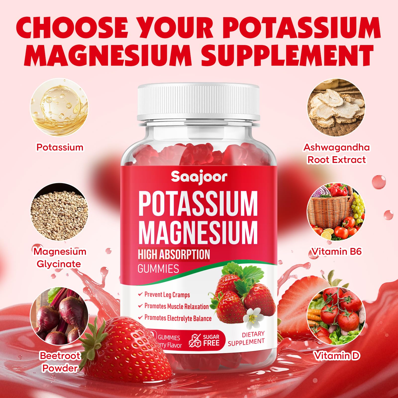 potassium magnesium gummies for hydration support
