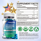 Potassium magnesium gummies for muscle support