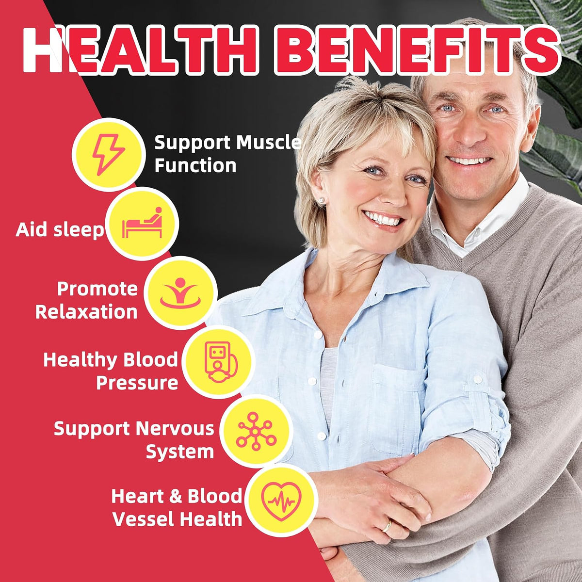 Potassium magnesium gummies for muscle support