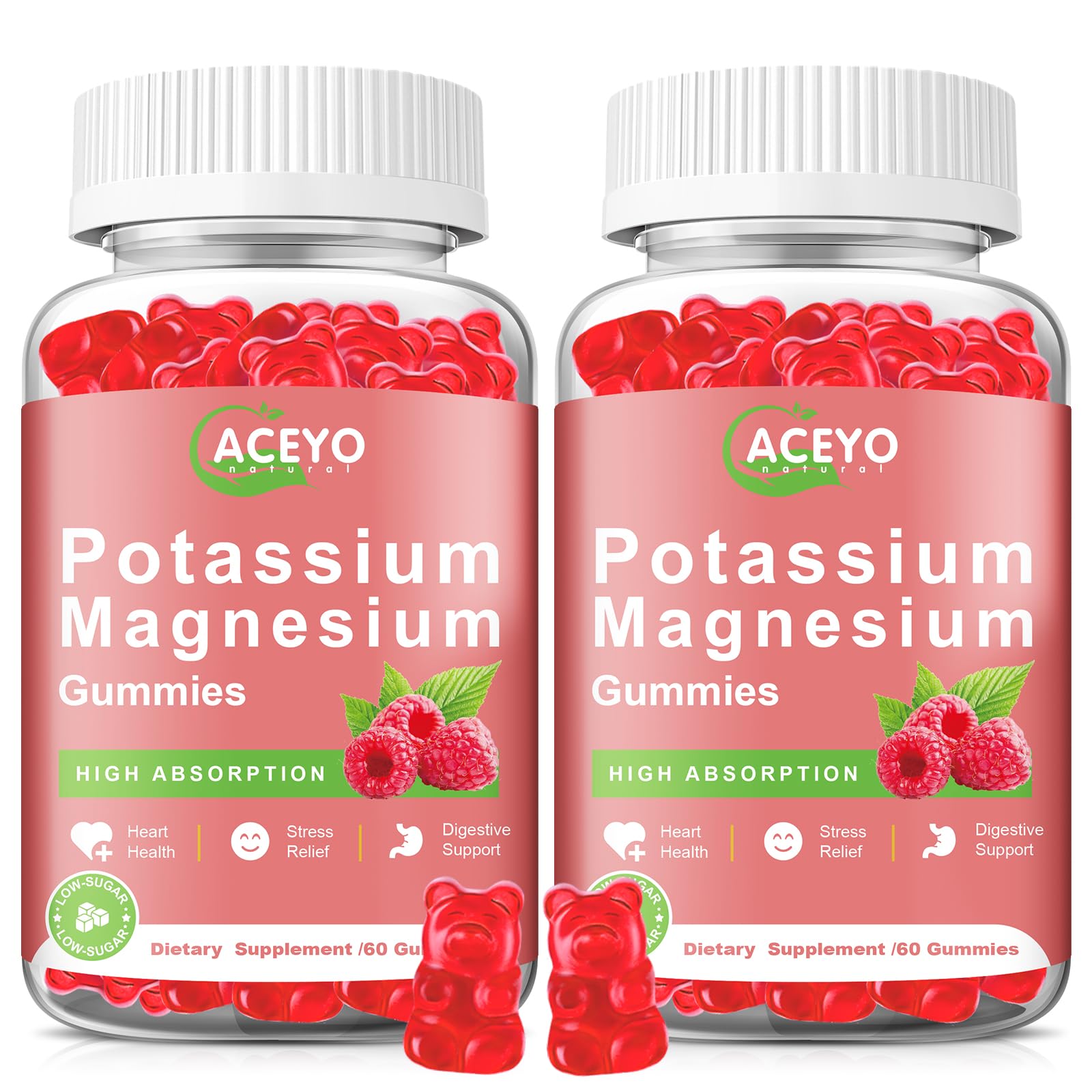Potassium magnesium gummies for relaxation