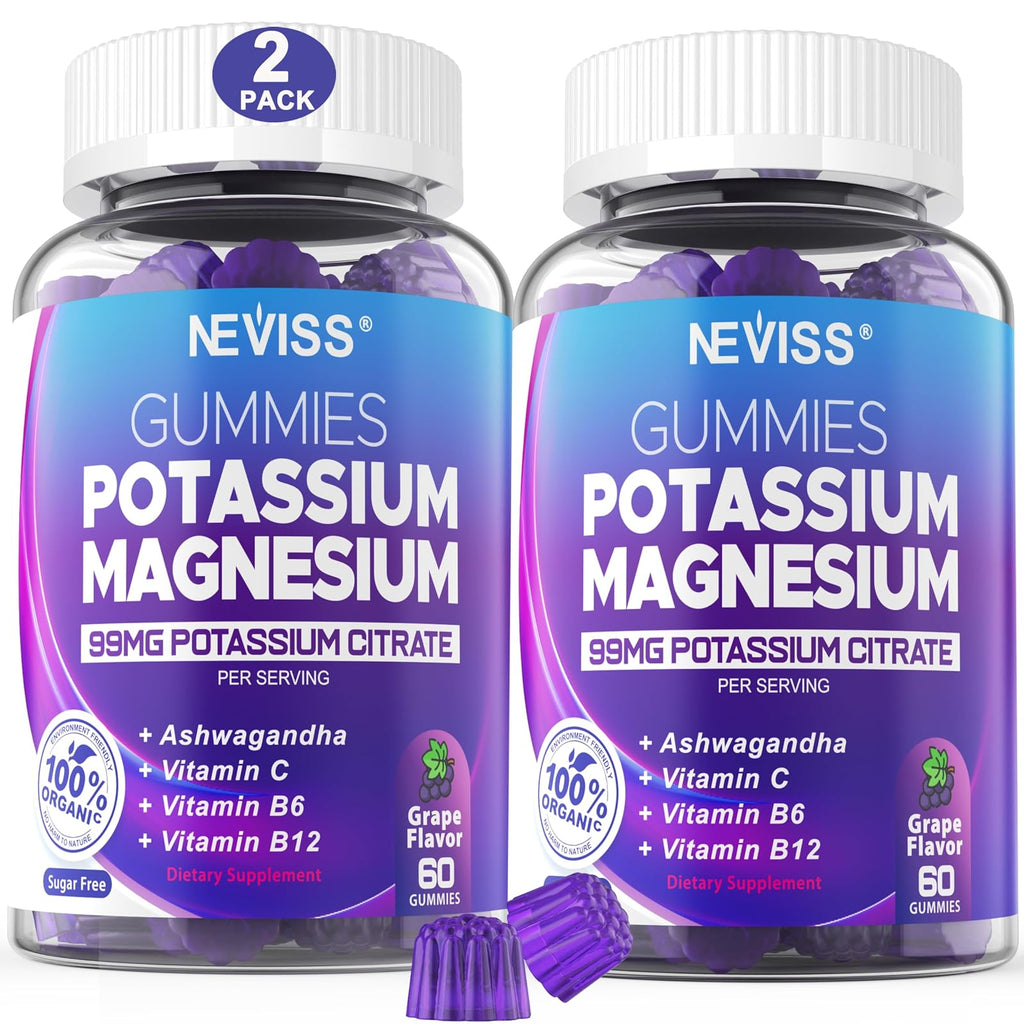 Potassium magnesium gummies for relaxation