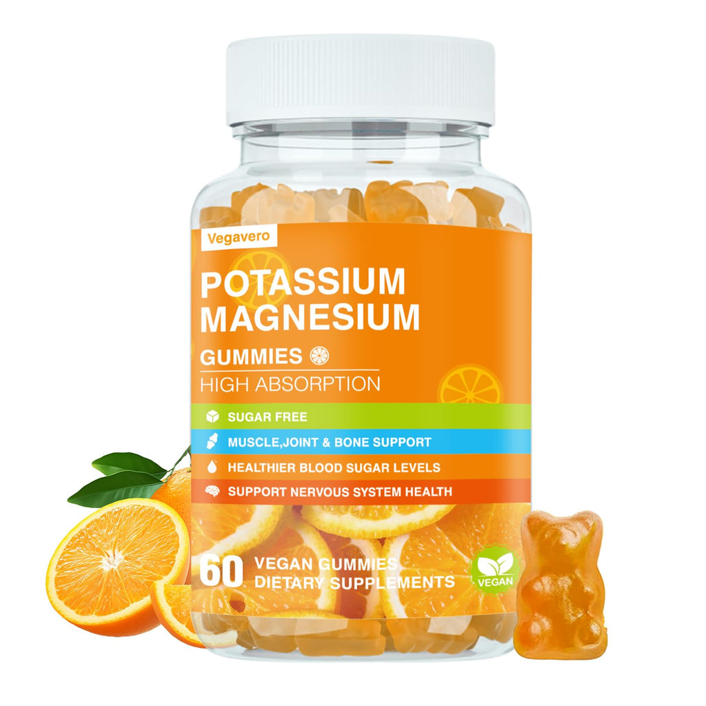 Potassium magnesium gummies for relaxation