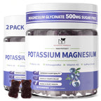 Potassium magnesium gummies for relaxation