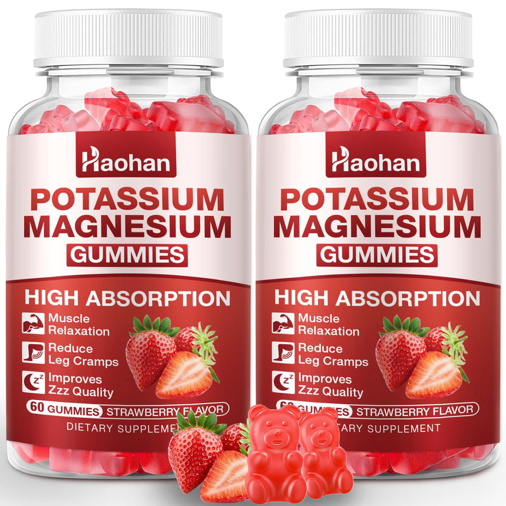 Potassium magnesium gummies for relaxation