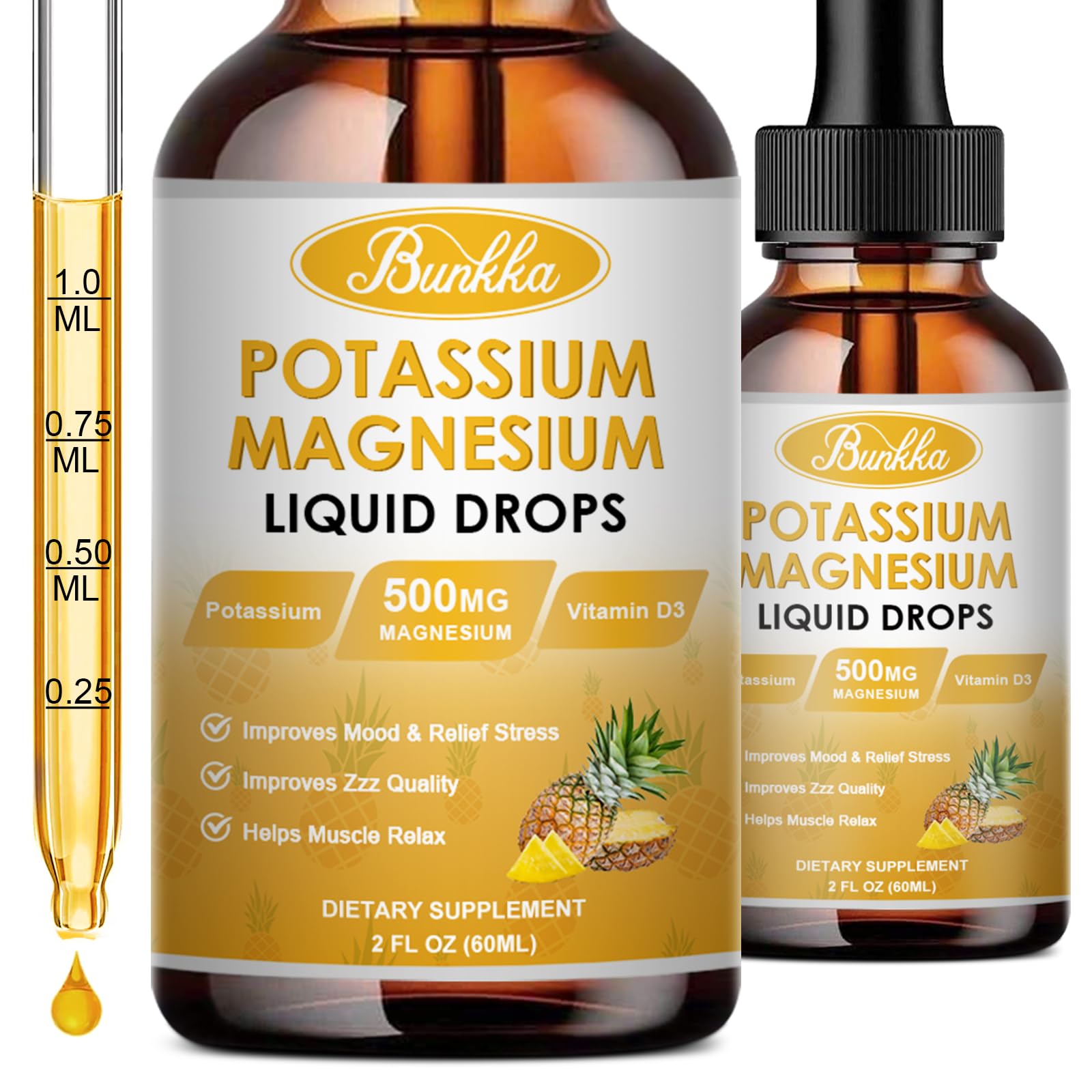 Potassium magnesium supplement for energy