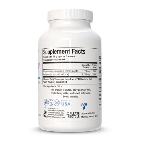 potassium powder for cardiovascular wellness
