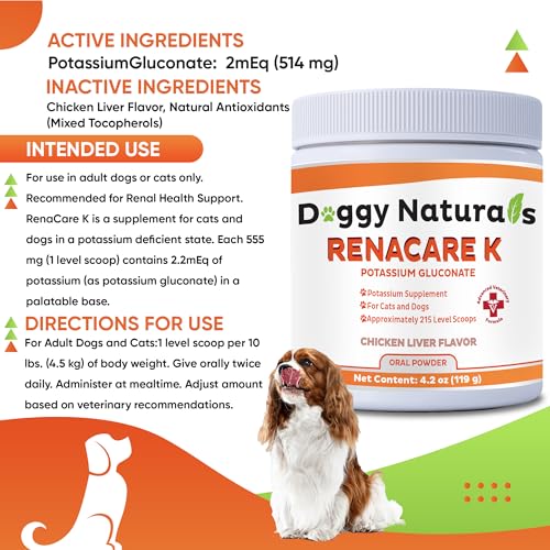 potassium powder for cats and dogs