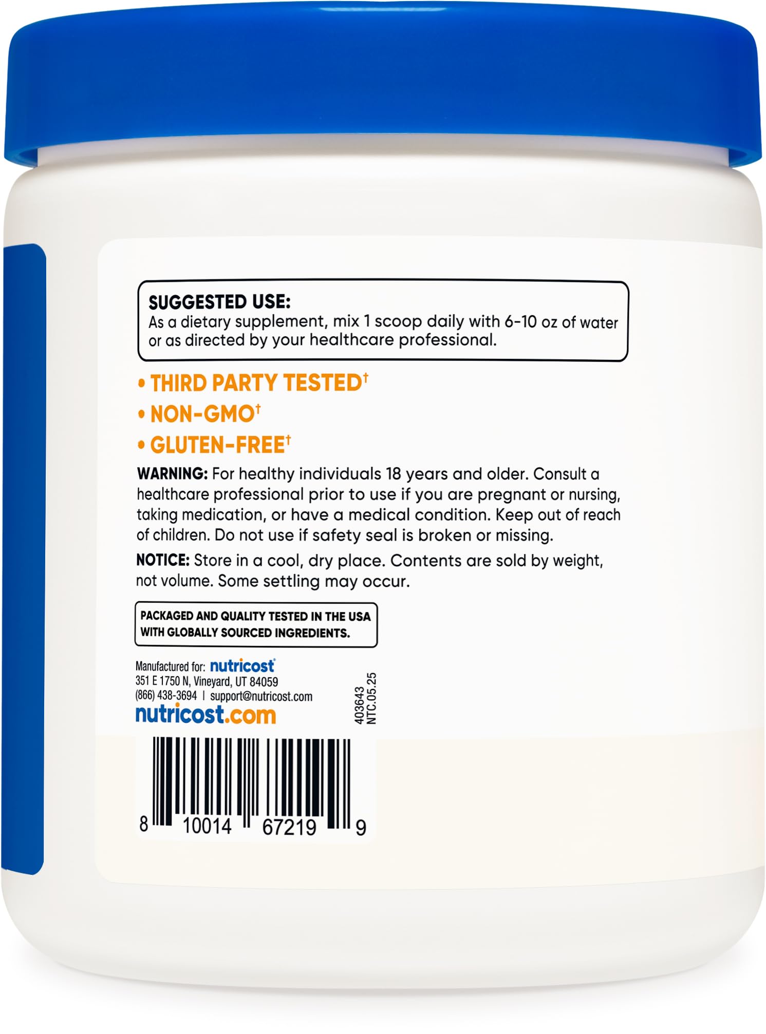 potassium powder for electrolyte balance