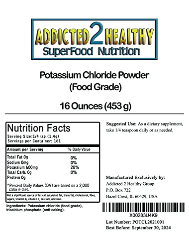 potassium powder for electrolyte balance