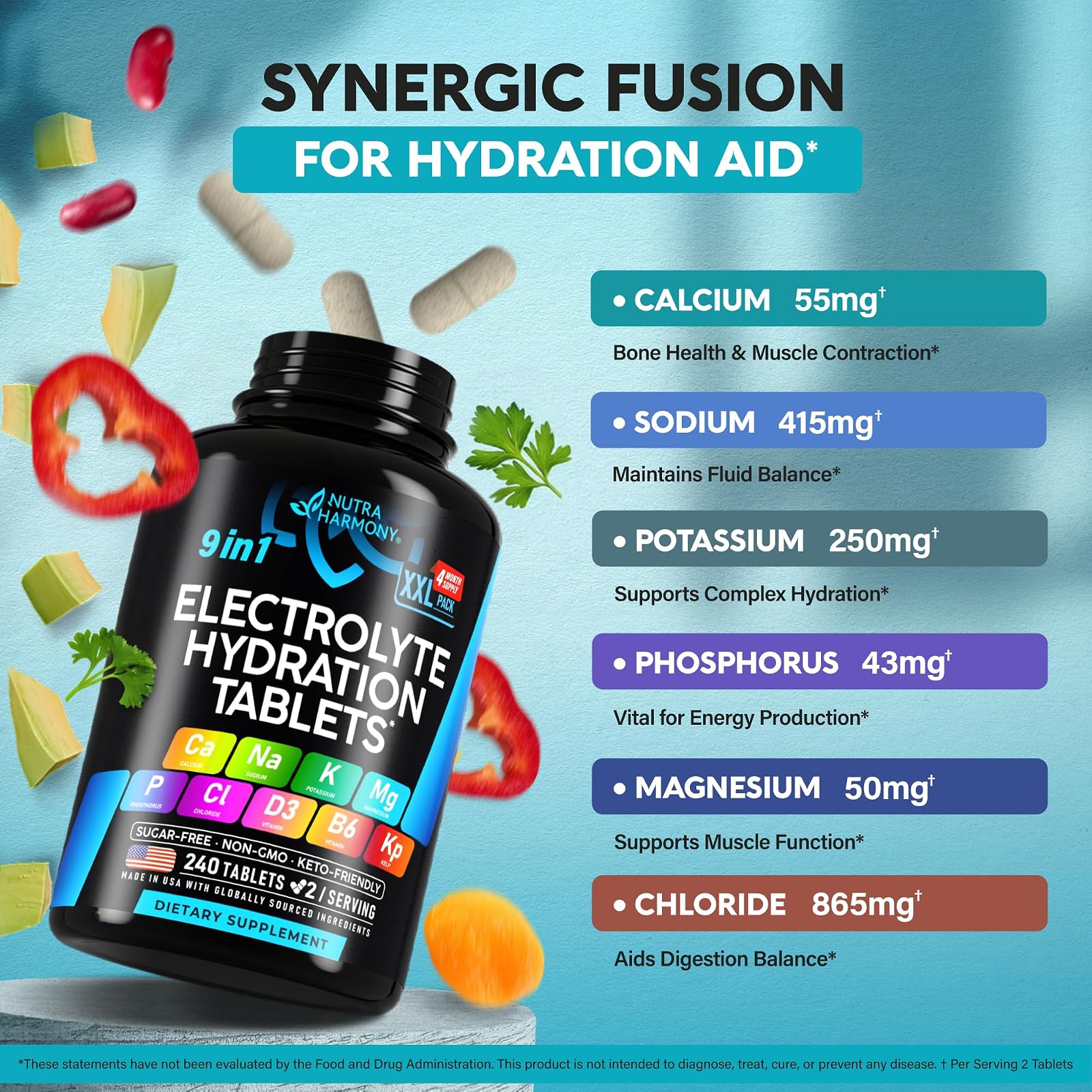 potassium rich electrolyte tablets