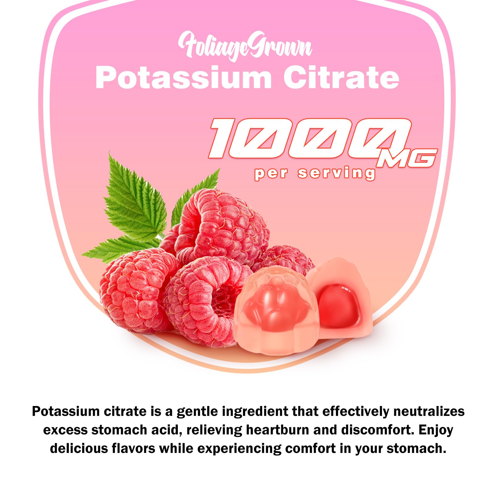 Potassium-rich gummies for better hydration