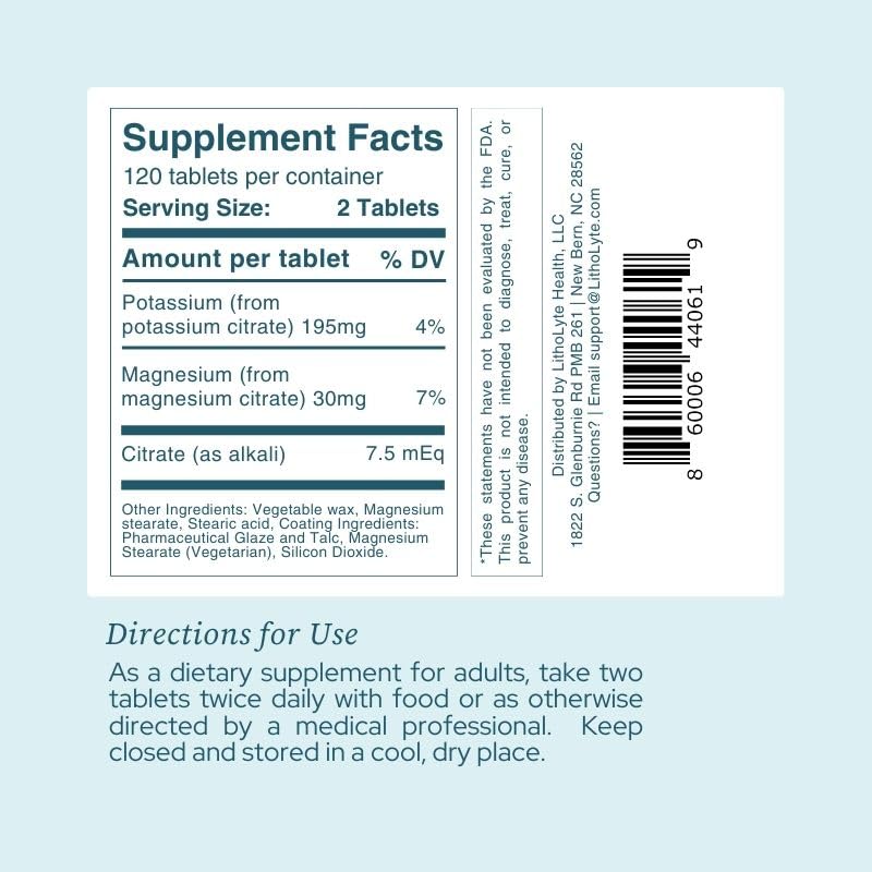 Potassium supplement for better hydration