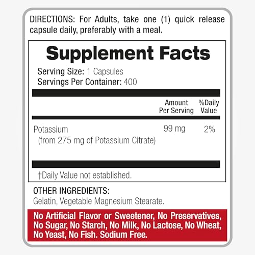potassium supplement for daily energy