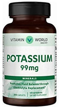 Potassium supplement for electrolyte balance