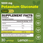 potassium supplement for electrolyte balance